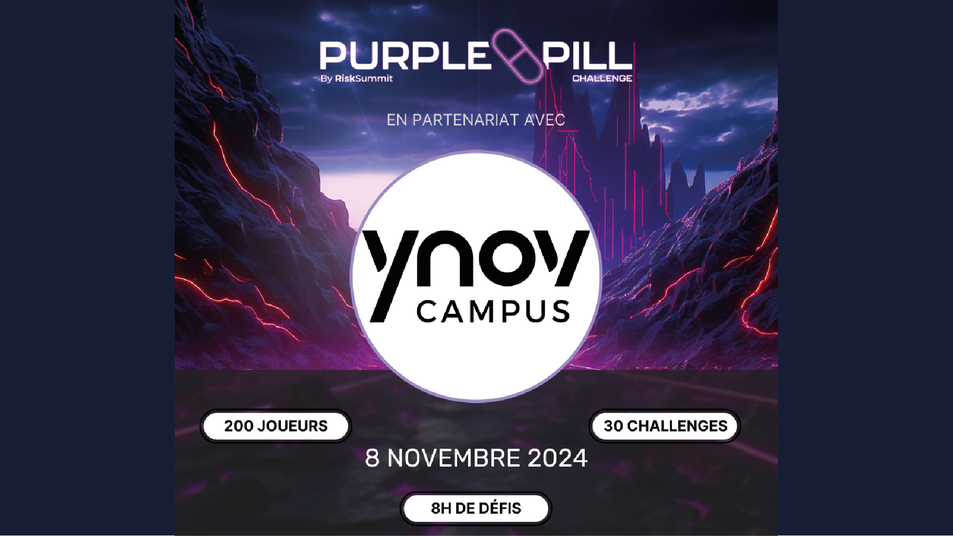 Purple Pill Challenge by RiskSummit : Ynov partenaire du plus grand CTF ...