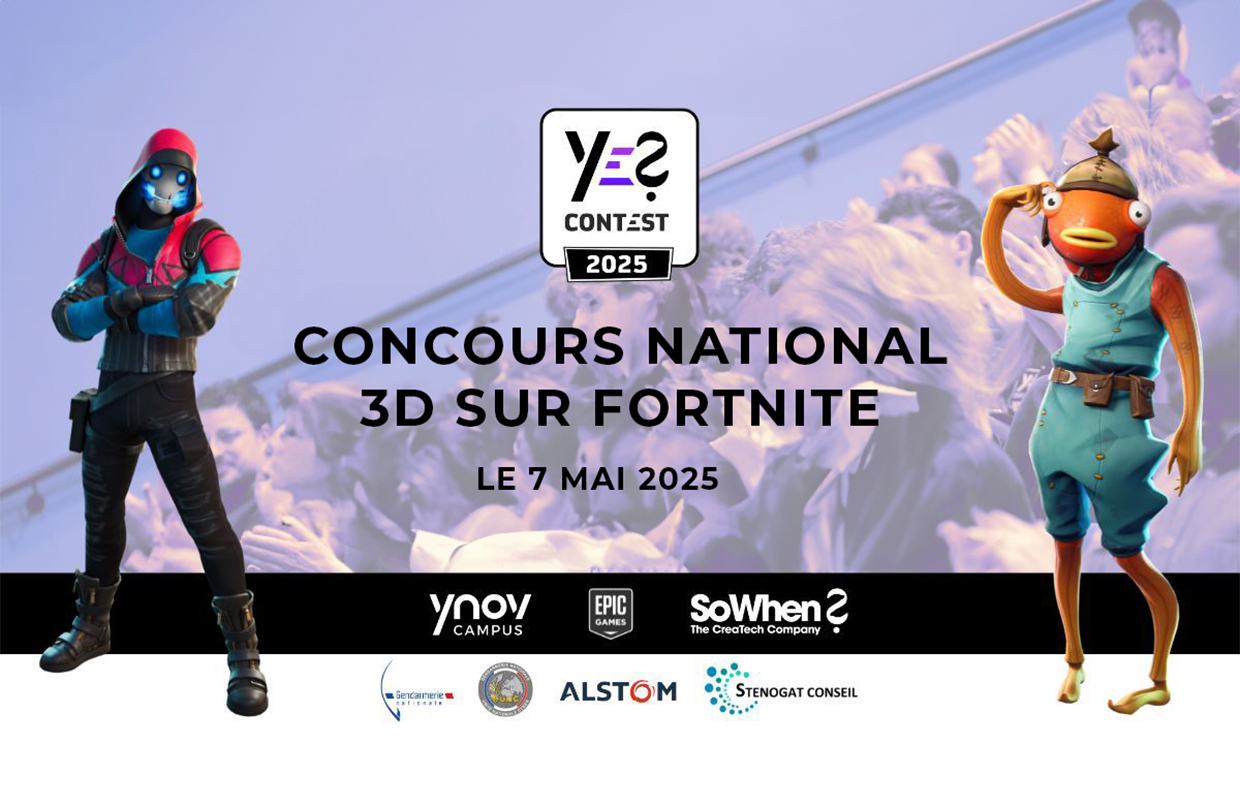 YES : le concours national de création 3D sur Fortnite, en partenariat ...