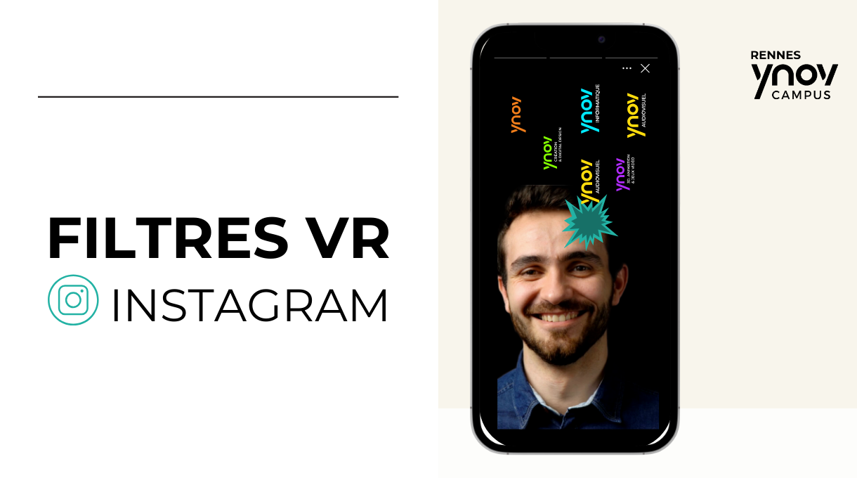 Les étudiants en Mastère 2 Marketing & Communication créent des filtres Instagram pour YNOV Campus