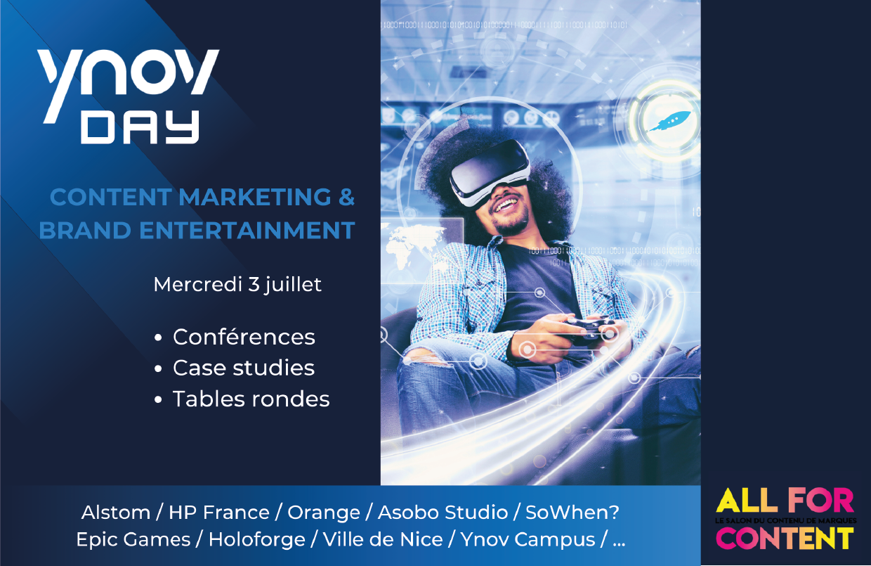 YNOV'DAY : une journée dédiée au Content Marketing & Brand Entertainment